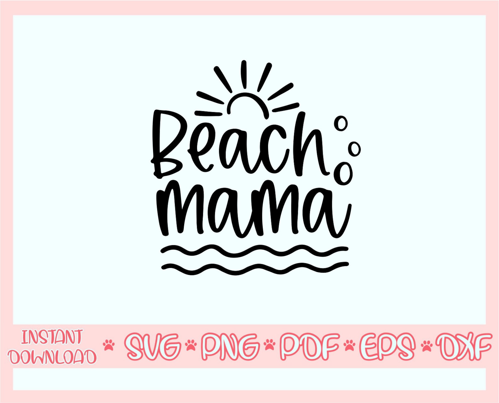 Beach Mama Svgsummer Shirt Svgbeach Quote Svgbeach Saying - Etsy