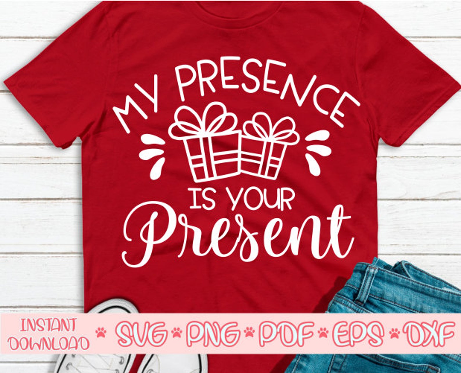 My Presence is Your Present Svgchristmas 2020 Svgchristmas | Etsy