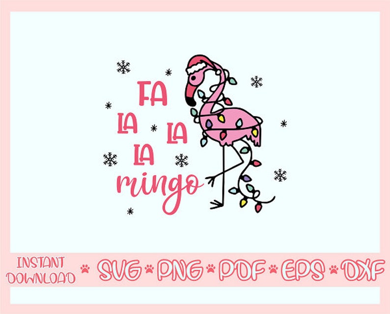 Fa La La La Mingo Svgmerry Christmas Svgchristmas Light - Etsy