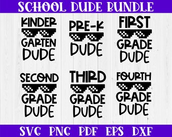 Second Grade Dude Svg - Etsy