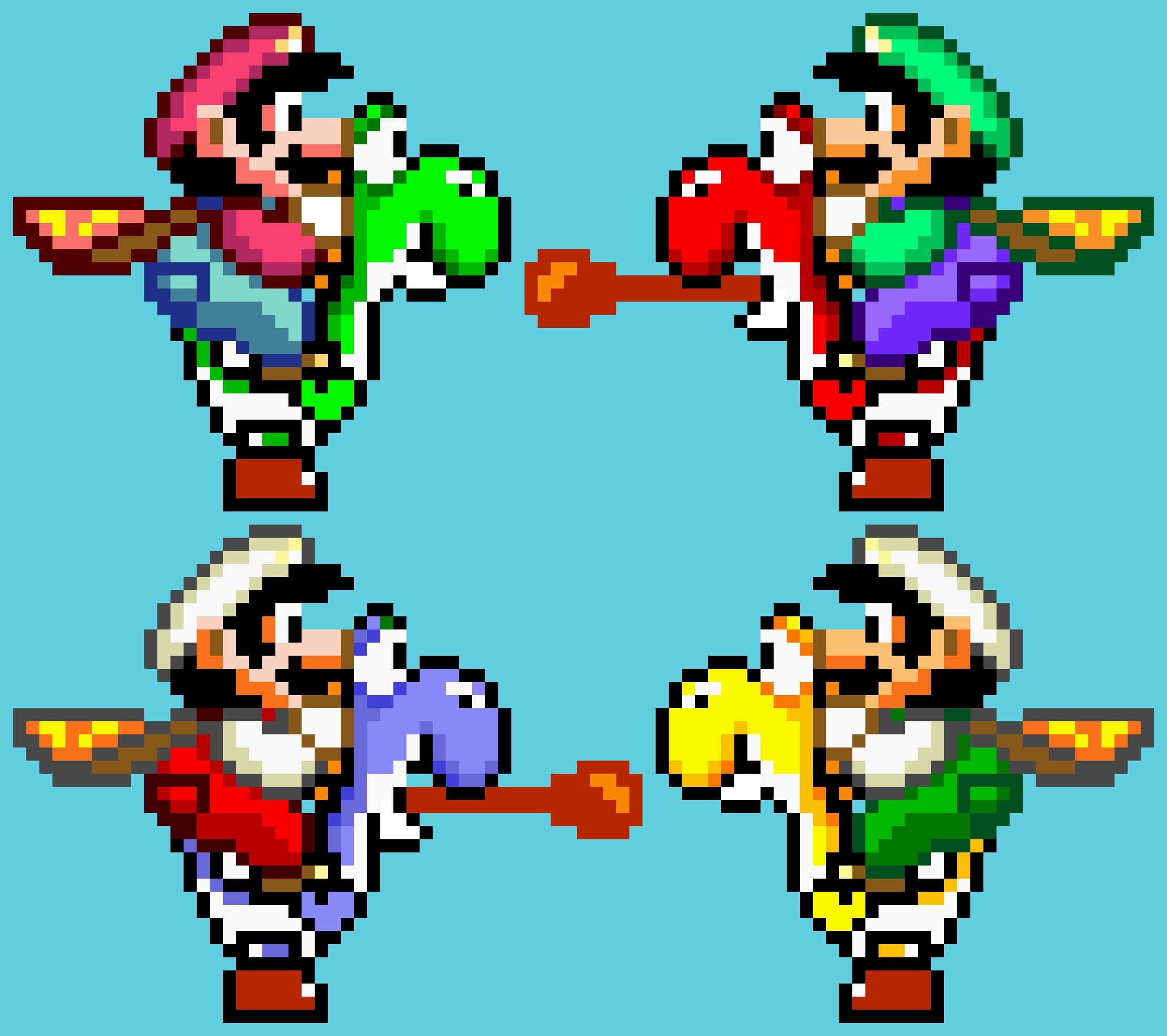 Mario And Luigi 16 Bit