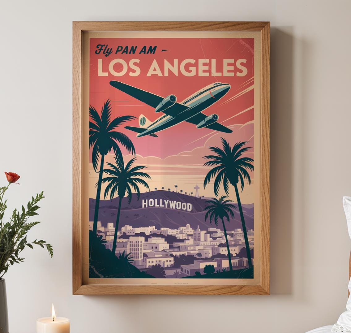 USA Airline Vintage Poster Aircraft Code Prints | TWA, Pan Am | Boeing ...