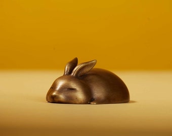 Brass Sleeping Bunny - Etsy