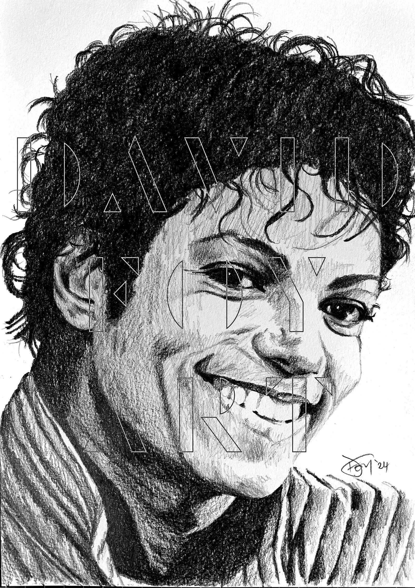 Michael Jackson - Hand Drawn Pencil Sketch - Etsy