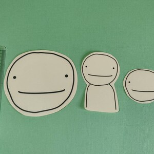 Dream Smiley Face Vinyl Sticker, Die Cut Minecraft Logo - Etsy