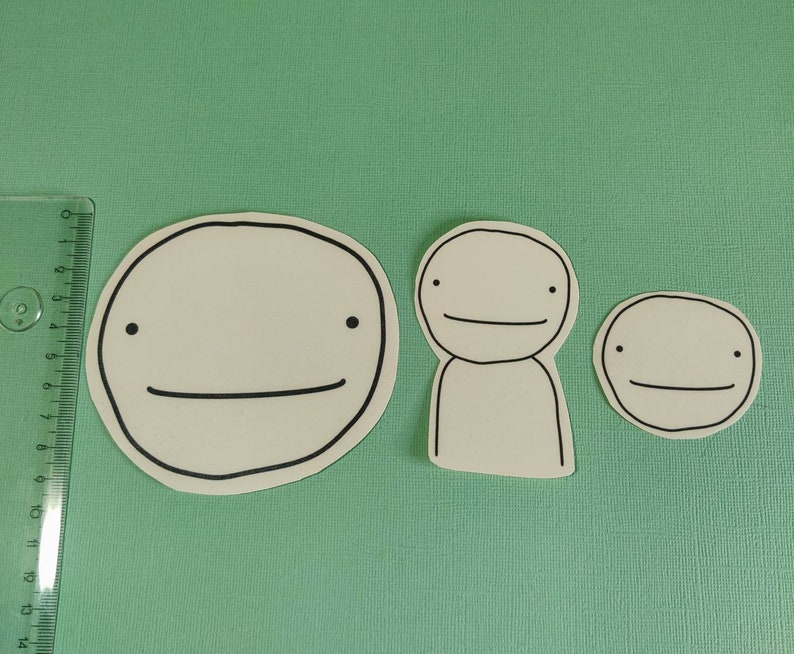 Dream Smiley Face Vinyl Sticker Die Cut Minecraft Sticker Set | Etsy