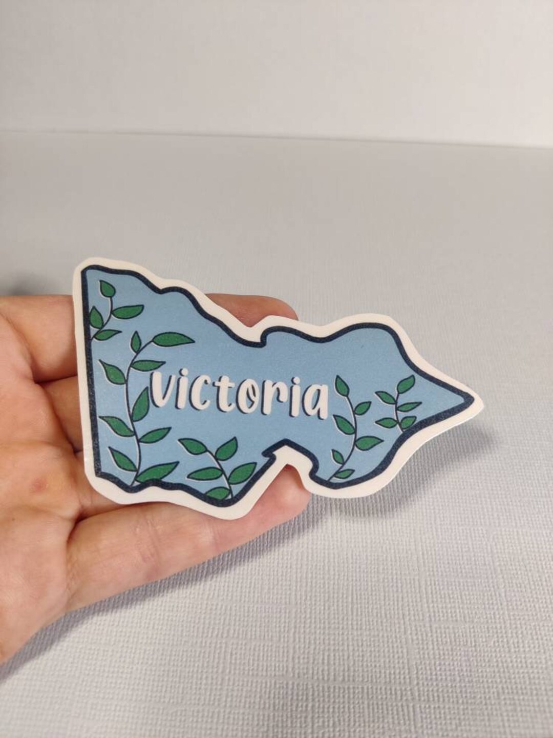 Australian States Vinyl Sticker, Die Cut Victoria Map Sticker for ...