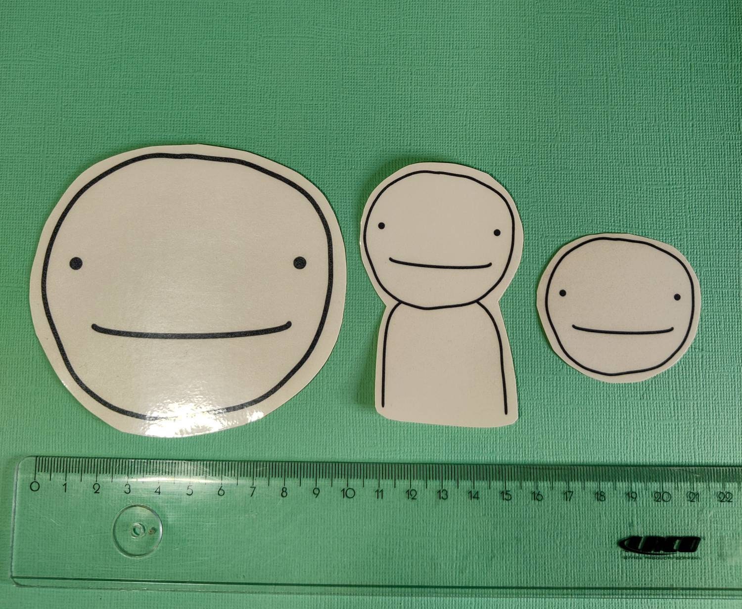Dream Smiley Face Vinyl Sticker Die Cut Minecraft Sticker Set - Etsy