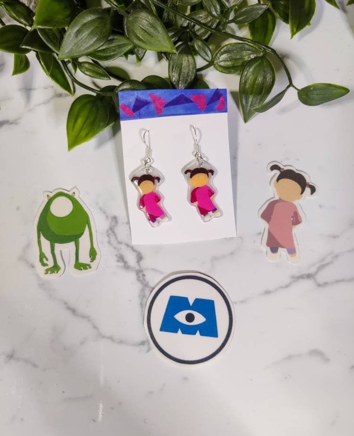 Monsters Inc. Sticker Pack boo Mike Wazowski Scream Tank & - Etsy