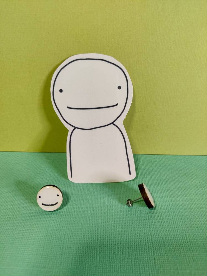 Dream Smiley Face Vinyl Sticker Die Cut Minecraft Sticker Set | Etsy ...