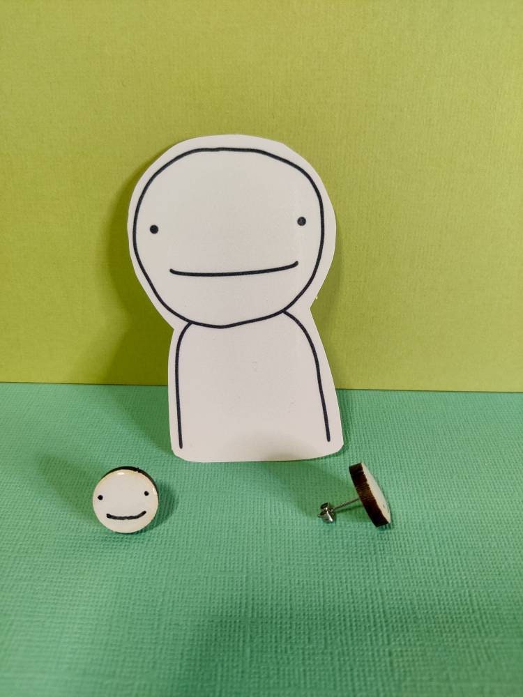 Dream Smiley Face Vinyl Sticker Die Cut Minecraft Sticker Set - Etsy