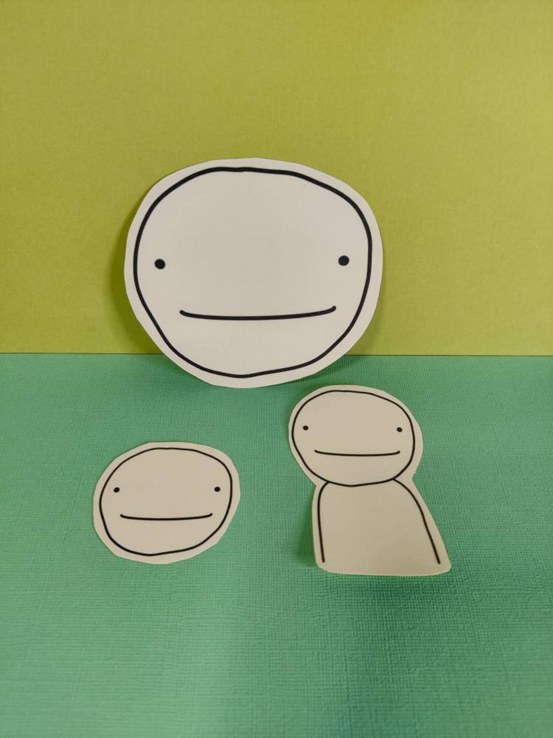 Dream Smiley Face Vinyl Sticker Die Cut Minecraft Sticker Set - Etsy ...