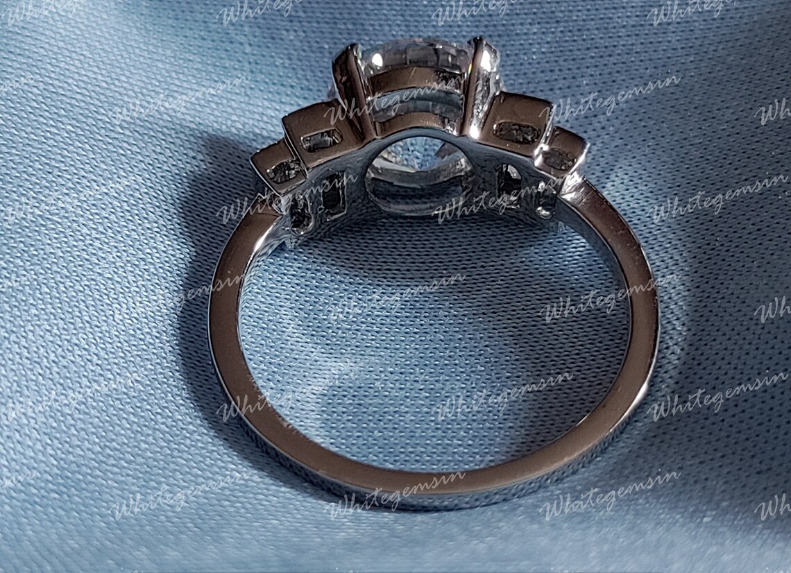 Titanic Engagement Ring Four Prong Titanic Ring 2.25ct White - Etsy