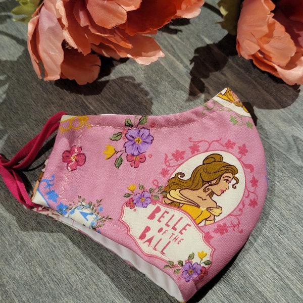 Princess Belle Face Mask - Etsy