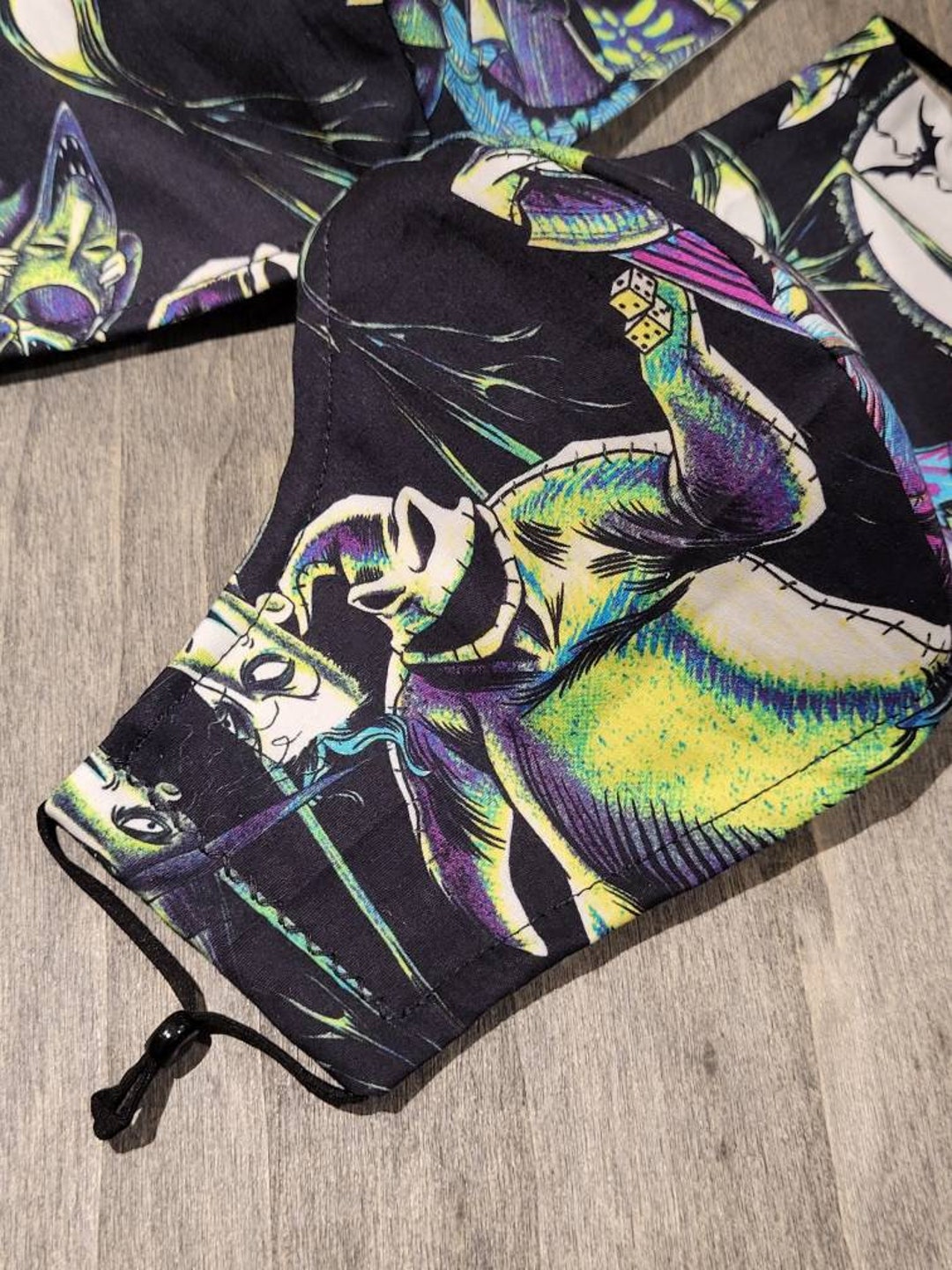 Nightmare Before Christmas Mask NBC Mask 100% Cotton - Etsy