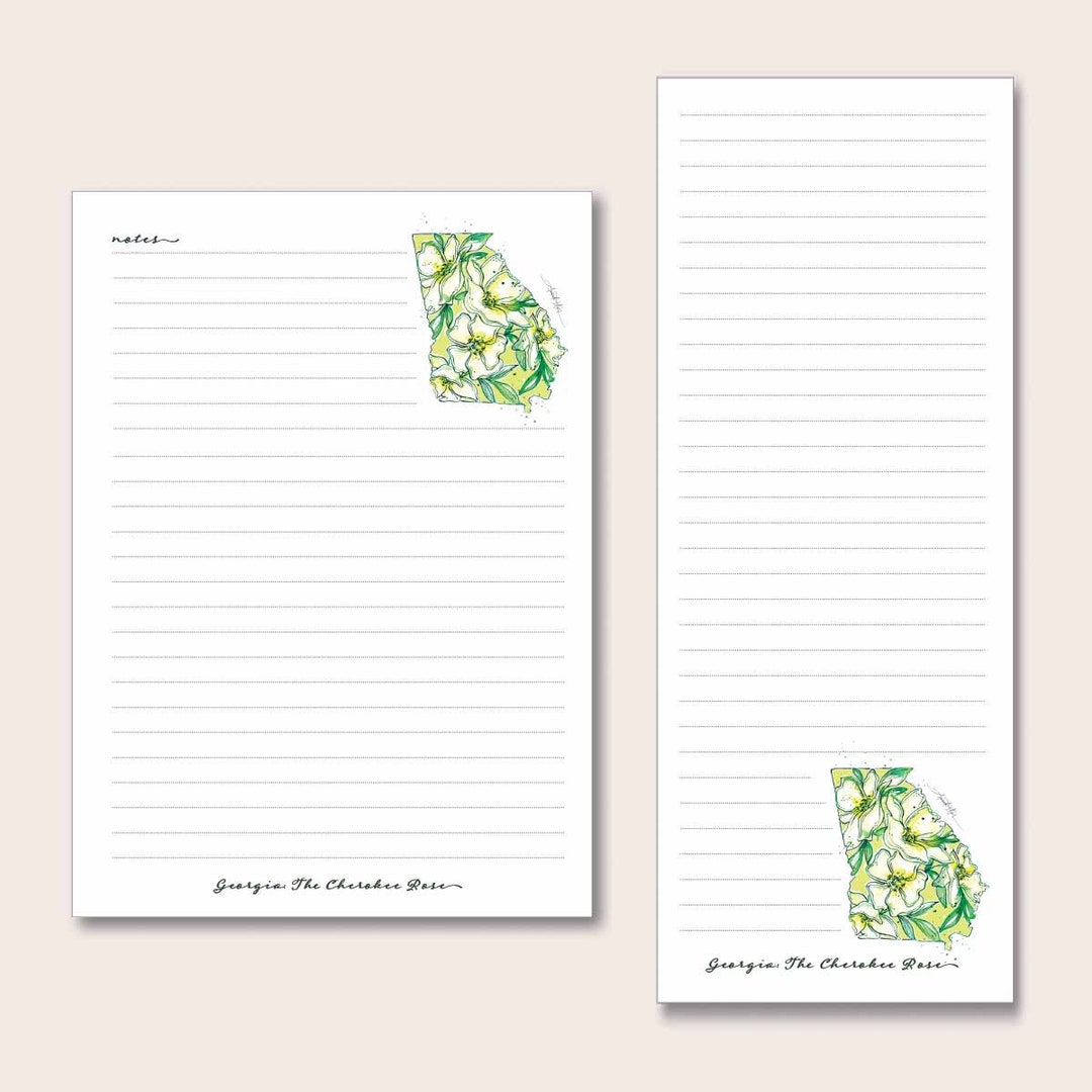 Georgia Notepad Bundle Watercolor Artwork Gift for Her Him Christmas ...