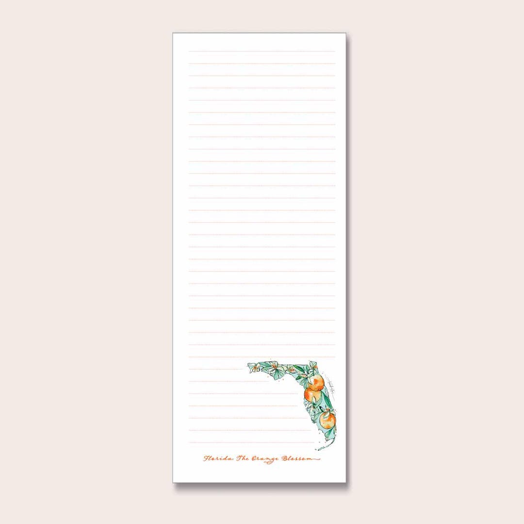 Florida Refrigerator Notepad Watercolor Artwork Gift for Her Him ...