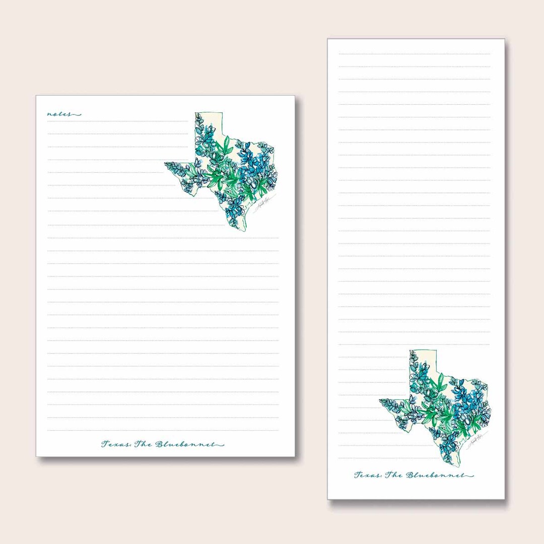 Texas Notepad Bundle - Etsy