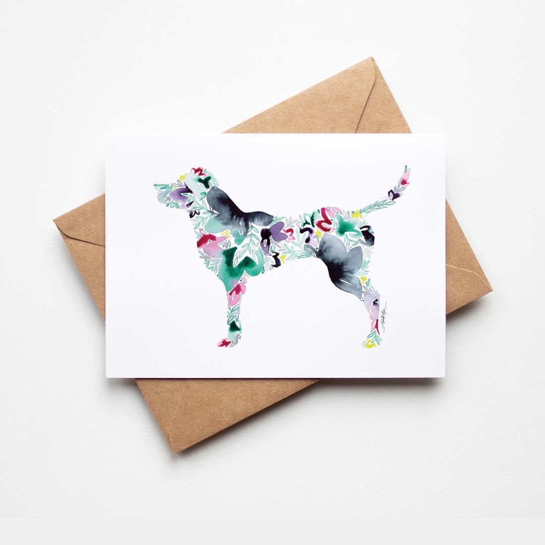 LABRADOR RETRIEVER Note Card Set of 8 Folded Stationery With Envelopes ...