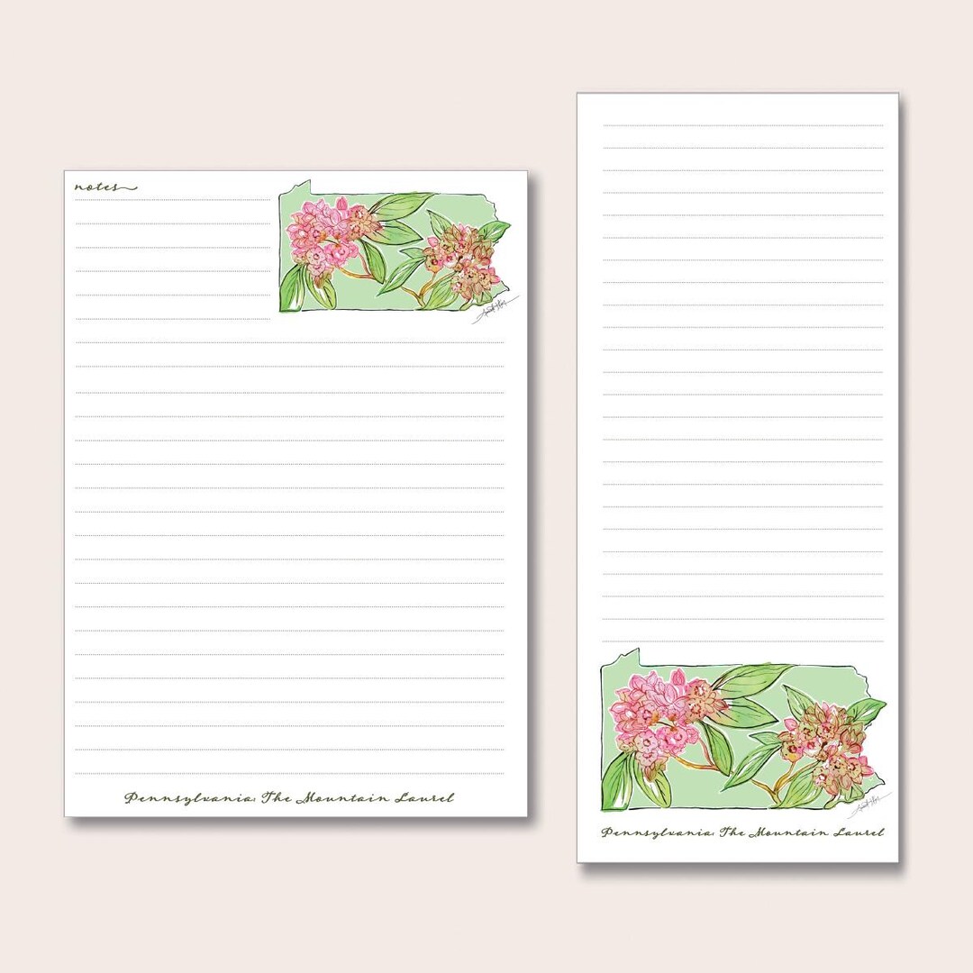 Pennsylvania Notepad Bundle Gift for Her Him Birthday Christmas Just ...