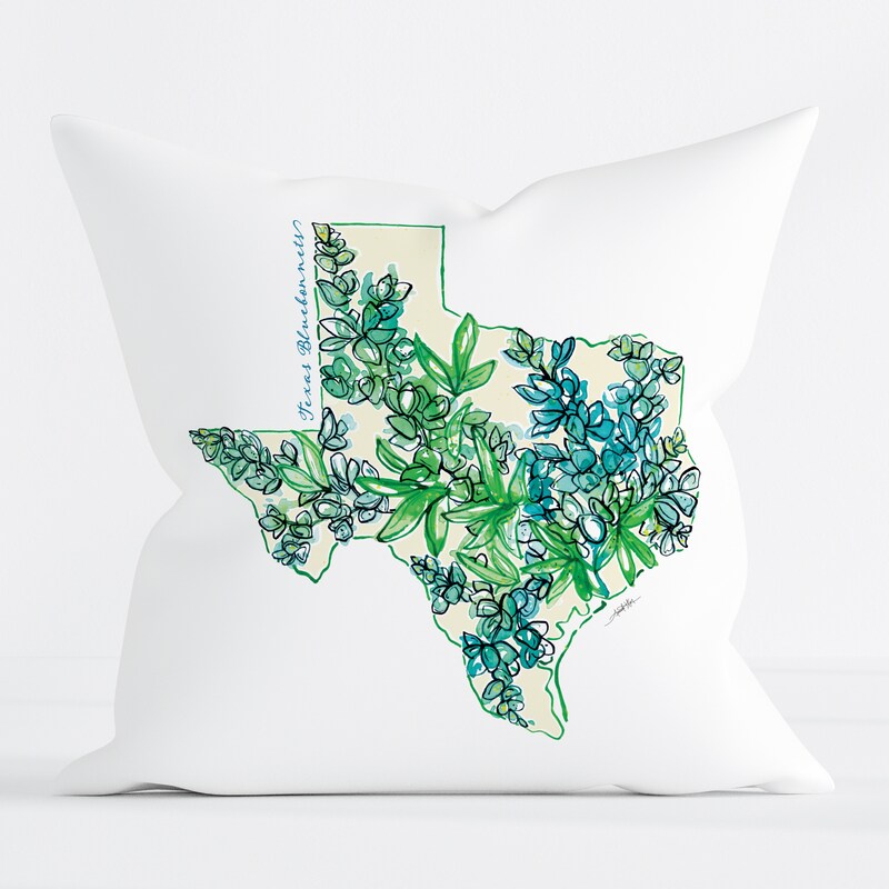 Texas Pillow - Etsy