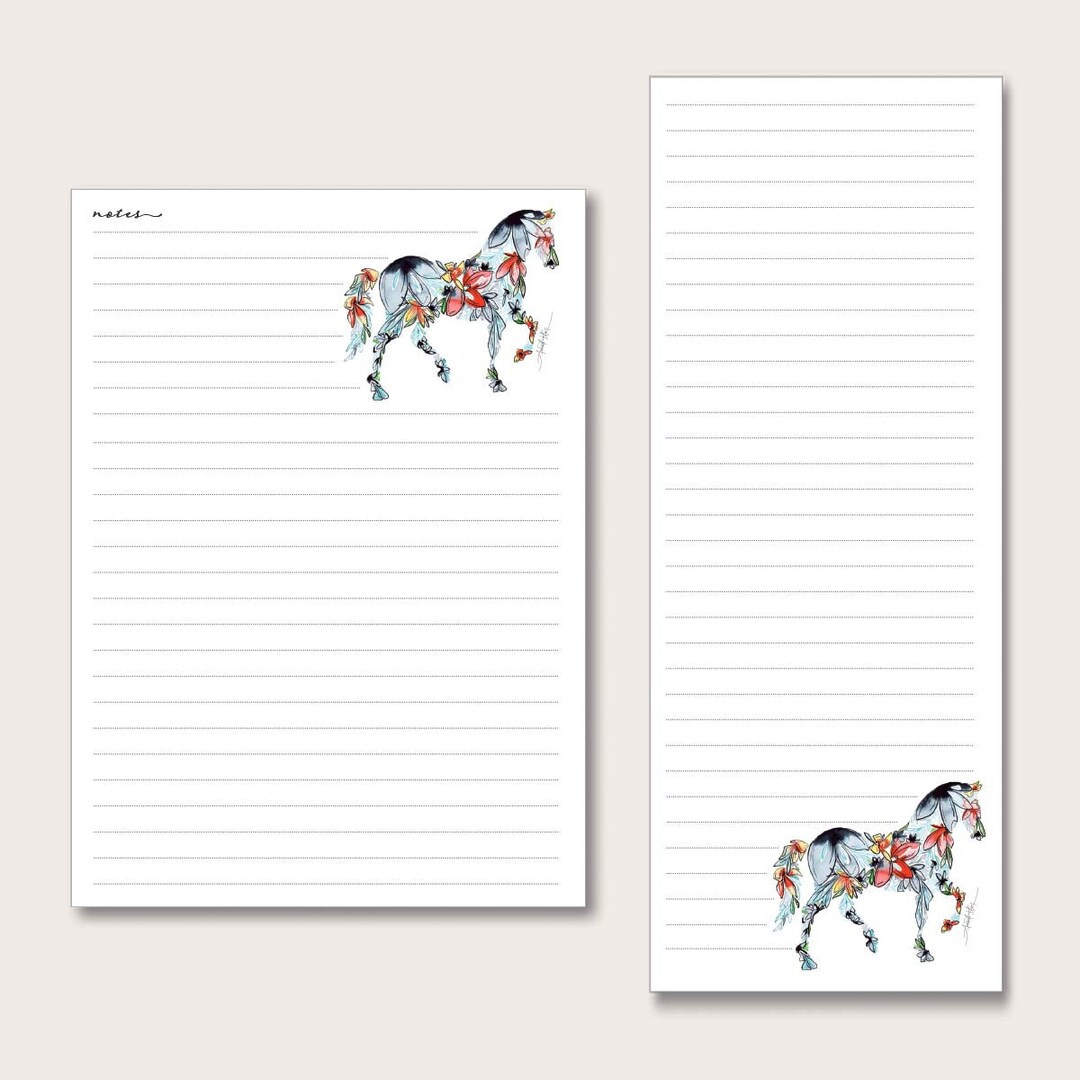 Horse Notepad Bundle Stationery for Her Him Birthday Christmas Just ...