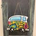 VW Bus Sign,peace Sign,whimsical Decor,summer Decor, Door Decor ...