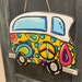 VW Bus Sign,peace Sign,whimsical Decor,summer Decor, Door Decor ...
