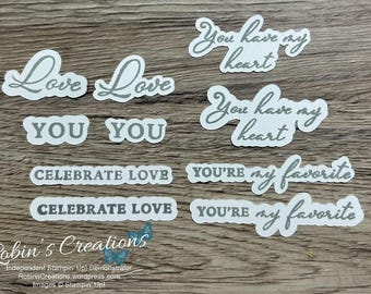 SVG and Scanncut Cut Files for so Sincere Sentiments - Etsy