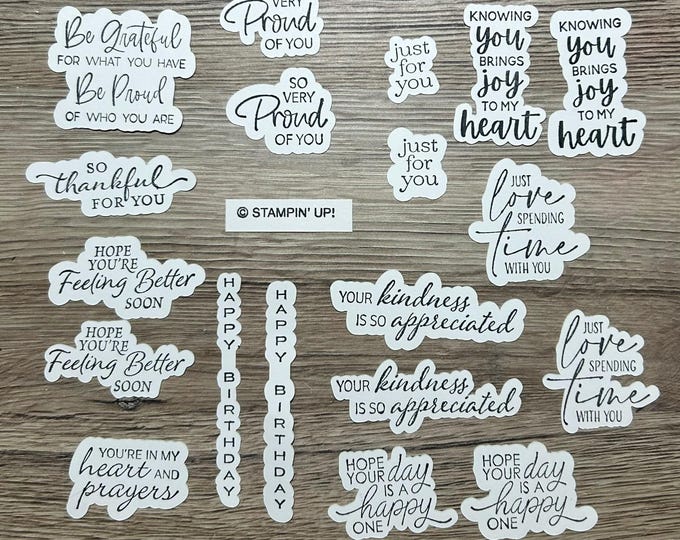 SVG and Scanncut Cut Files for so Sincere Sentiments - Etsy