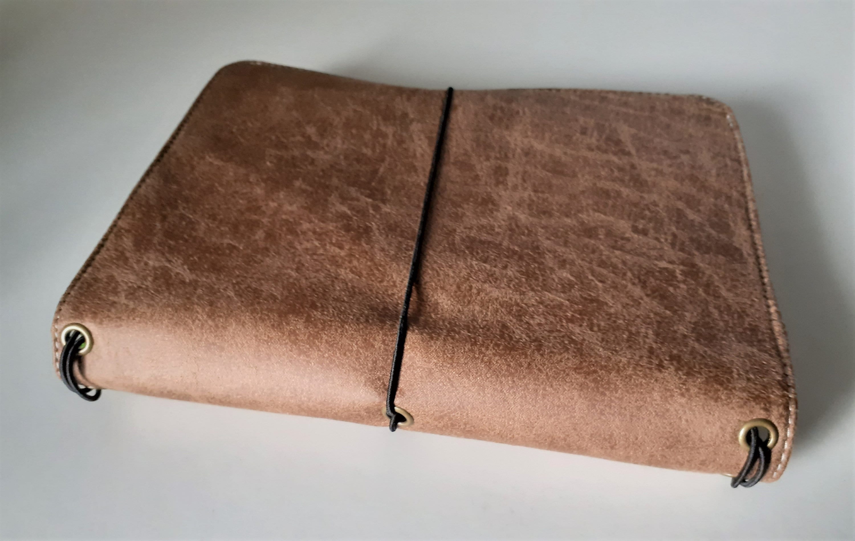 A5 Handmade Soft Vegan Leather Travellers Notebook Fauxdori - Etsy UK