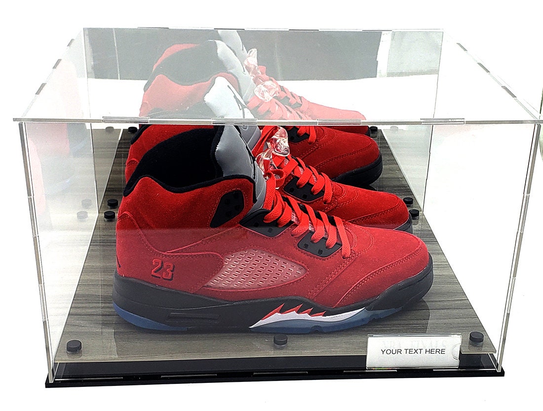 Shoes Sneakers Acrylic Display Case Shelf Showcase Box Glossy - Etsy