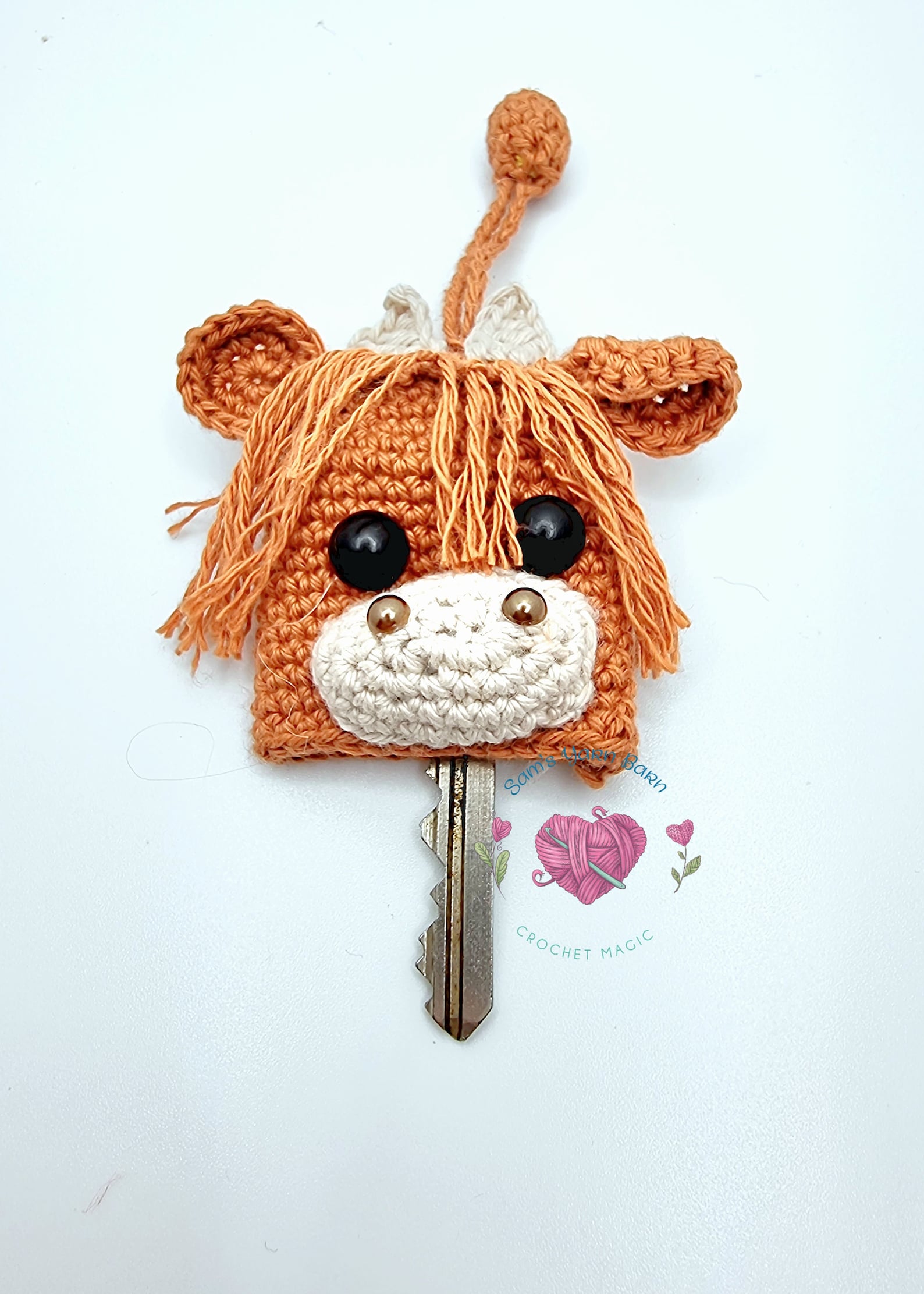 Millie the Highland Cow Key Cover Pattern - Etsy