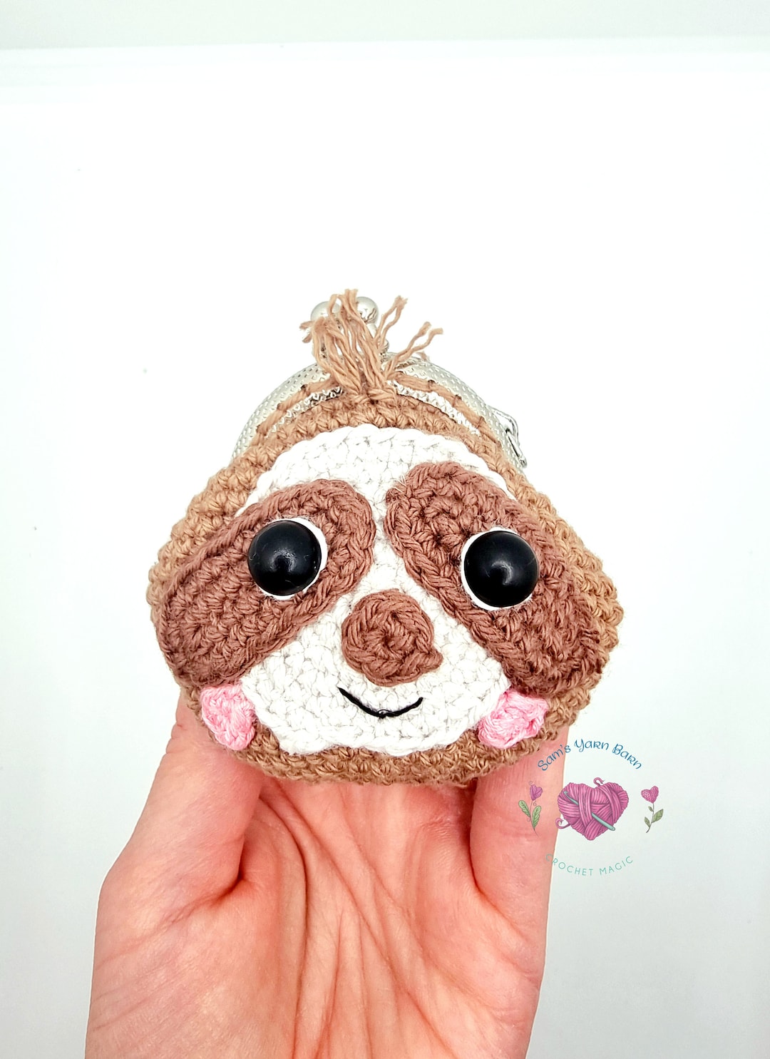 Sid the Sloth Coin Purse Keychain Crochet Pattern Pdf Download - Etsy