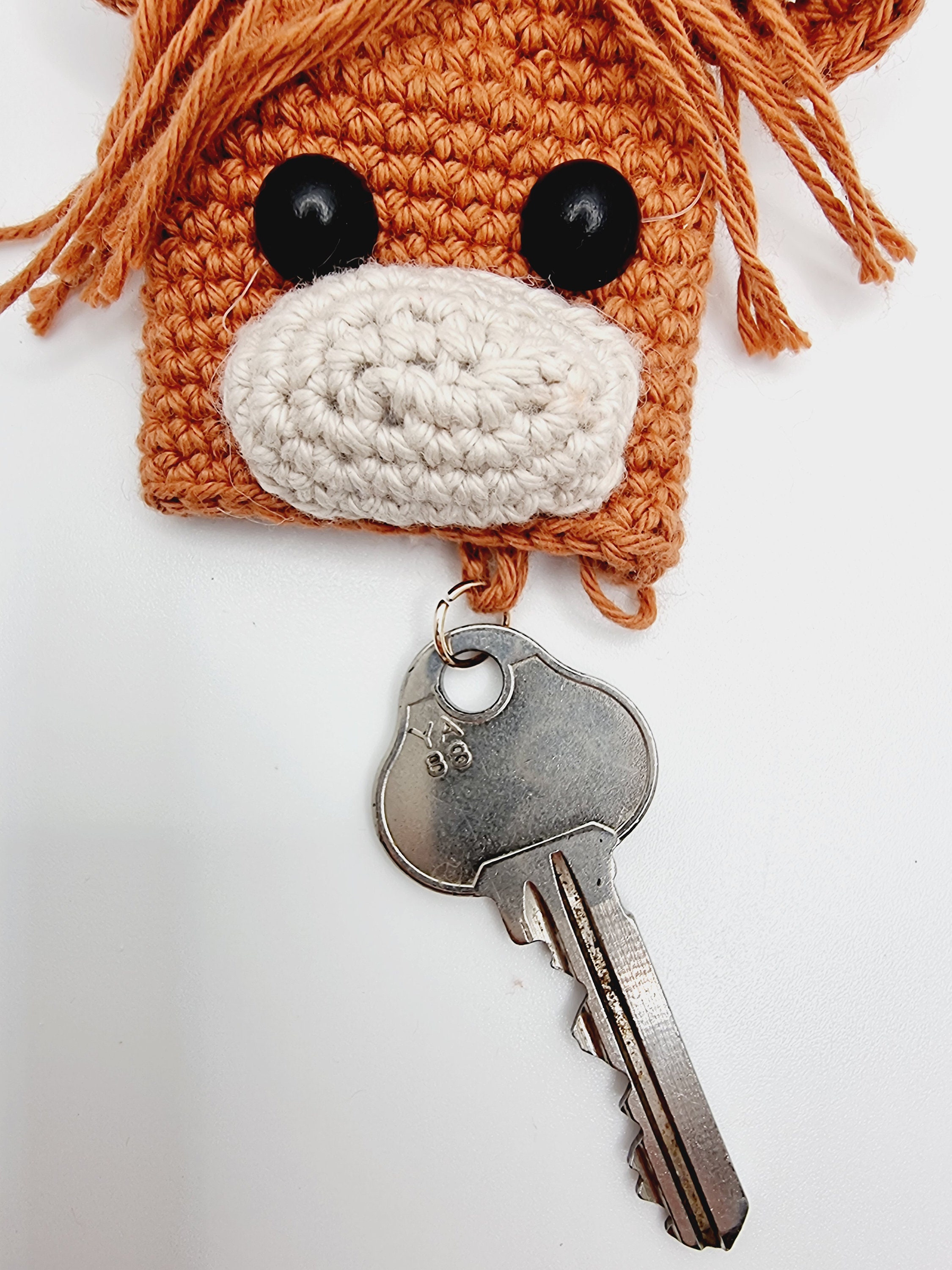Millie the Highland Cow Key Cover Pattern - Etsy