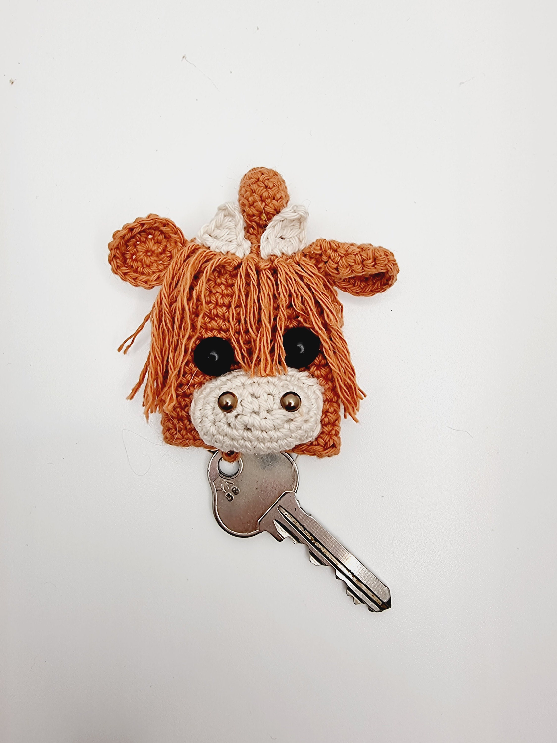Millie the Highland Cow Key Cover Pattern - Etsy