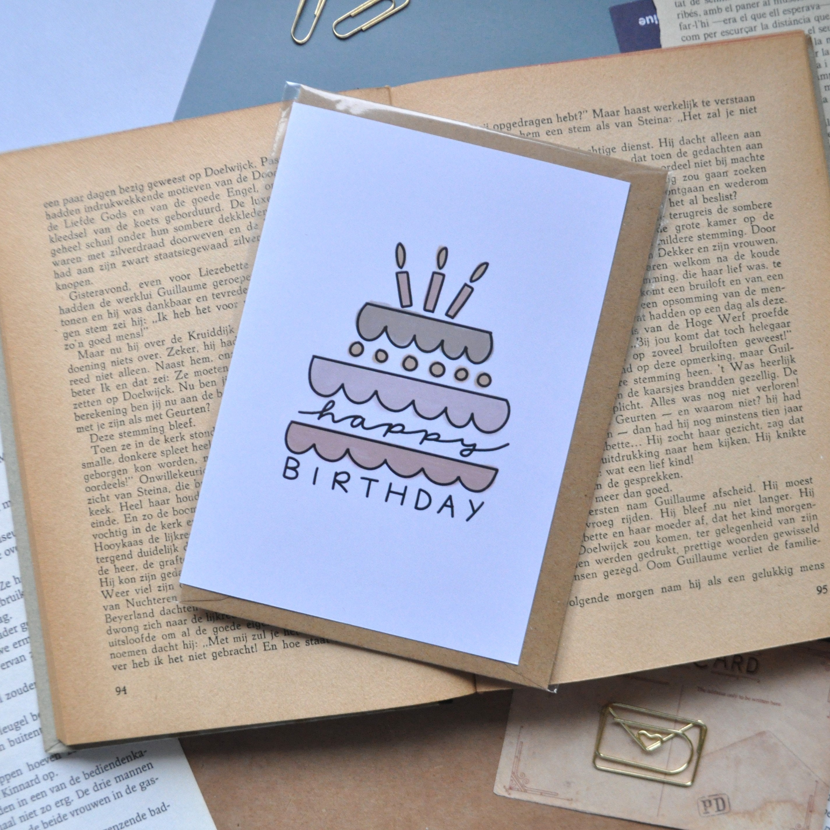 Greeting Card Happy Birthday - Etsy