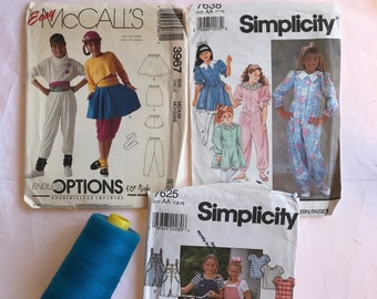 Vintage Sewing Patterns, Set of 3, Mccalls 5832, Simplicity 8503 ...