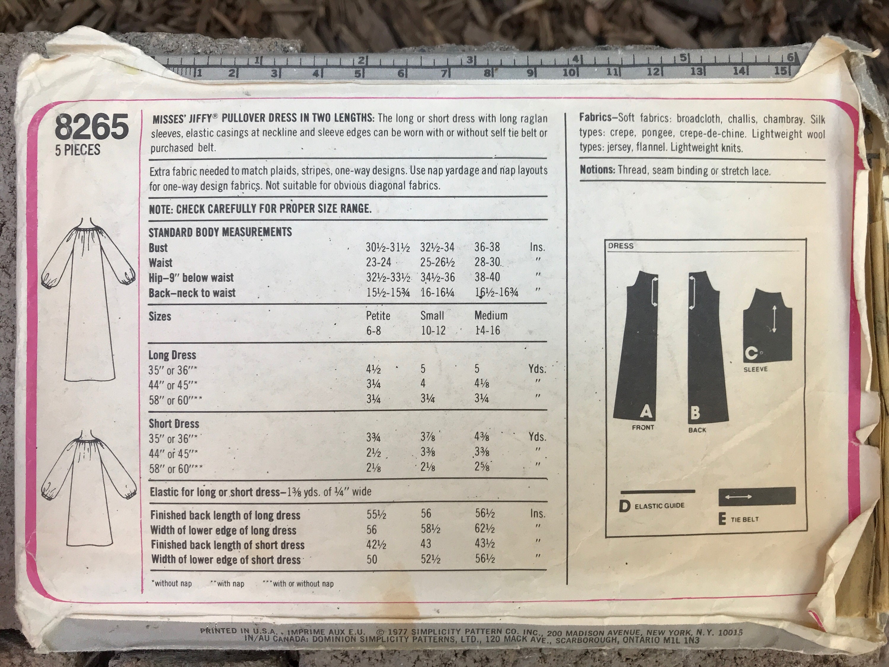 Simplicity 9336 Simplicity 8265 Butterick 4302 Vintage | Etsy