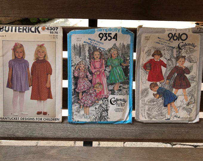 Vintage Sewing Patterns, Set of 3, Mccalls 5832, Simplicity 8503 ...