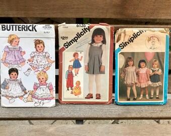 Vintage Sewing Pattern for Girls Butterick 4307 Simplicity | Etsy