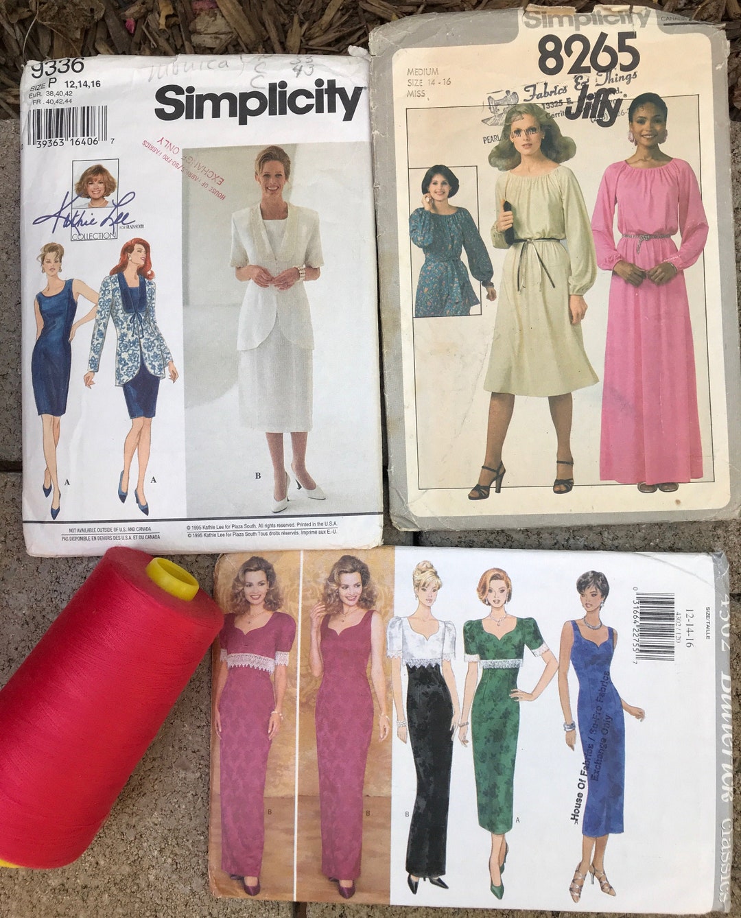 Simplicity 9336, Simplicity 8265, Butterick 4302 * Vintage Sewing ...