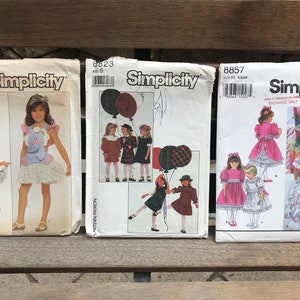 Vintage Sewing Pattern for Girls Simplicity 8653 Simplicity | Etsy