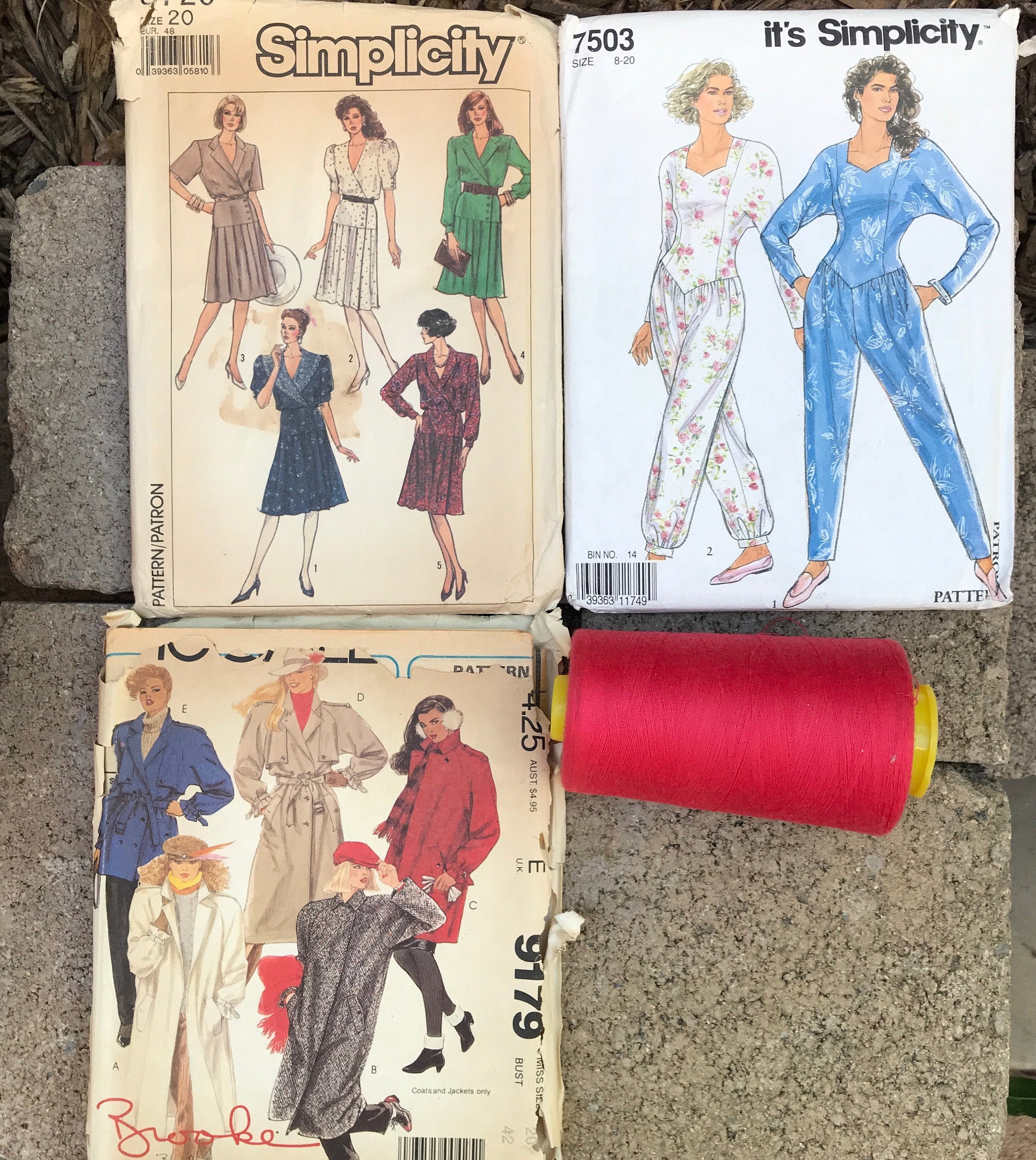 Simplicity 8729 Simplicity 7503 McCalls 9179 Vintage | Etsy