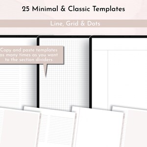 Digital Notebook for Goodnotes, Notability, Hyperlinked Tabs, Digital ...