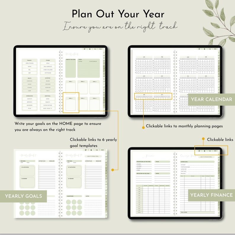 2023 2024 Digital Goodnotes Planner Notability Planner Ipad - Etsy