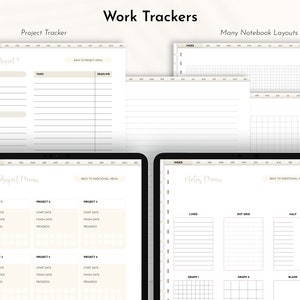 Undated Portrait Digital Planner, Any Year Goodnotes Planner ...