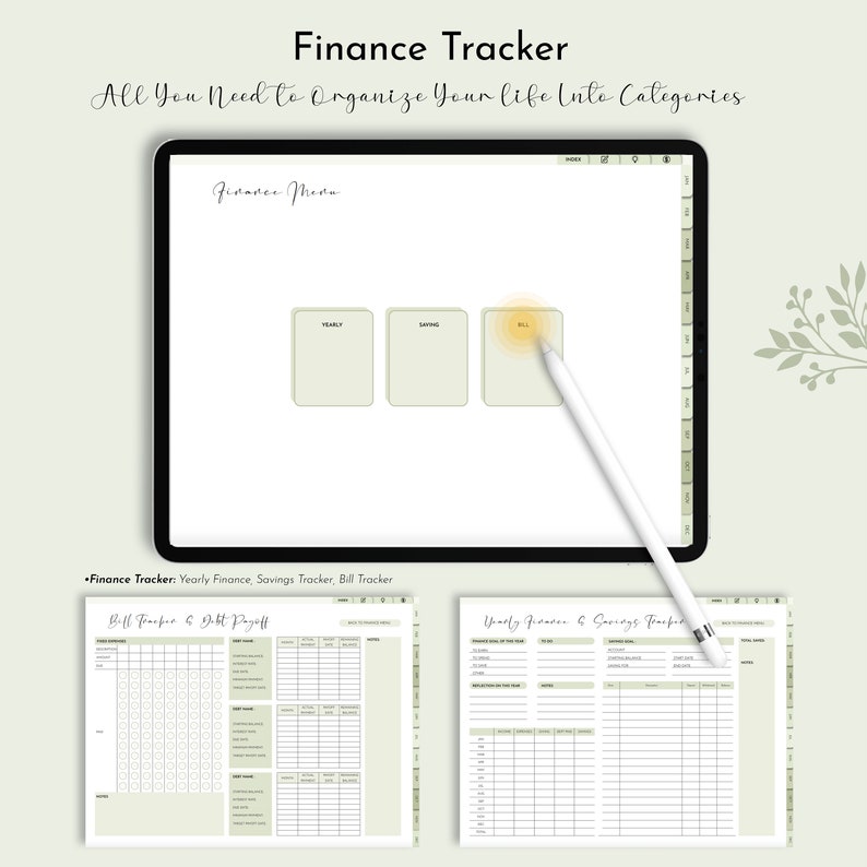 Undated Any Year Digital Planner, Goodnotes, Undated Daily Planner ...