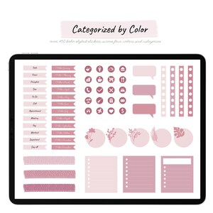 Digital Stickers, Boho Stickers Set, Goodnotes Sticker Book, Cute ...