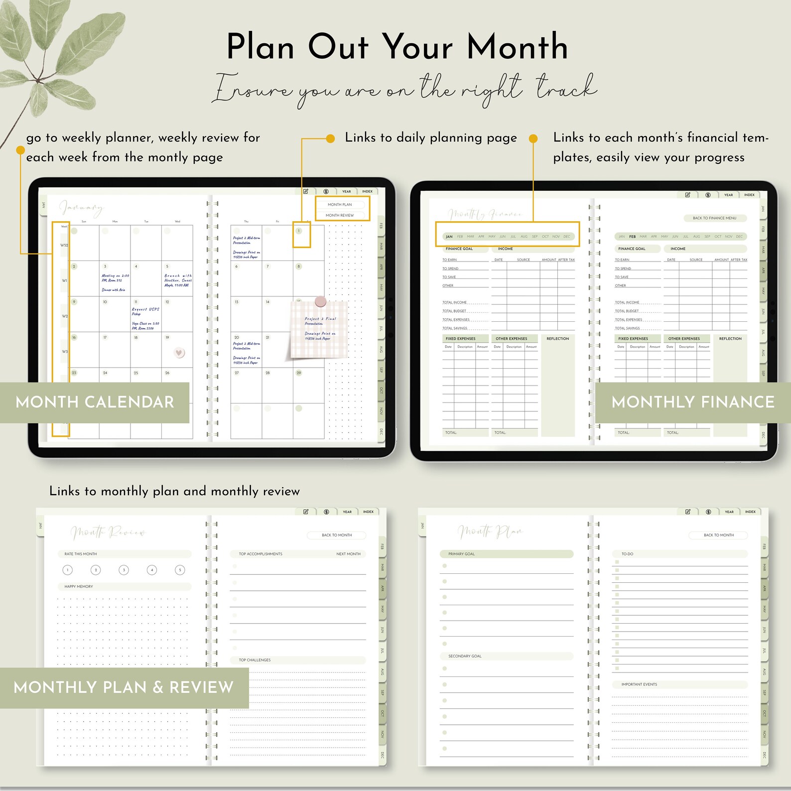 2023 2024 Digital Goodnotes Planner, Notability Planner, iPad Planner ...